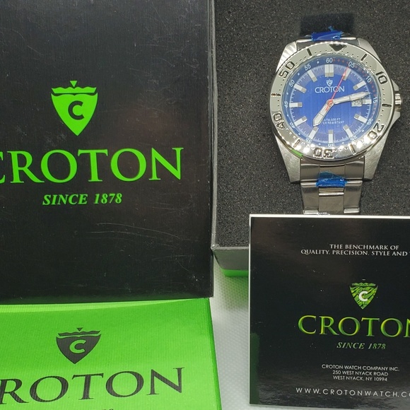 Croton | Accessories | Croton Blue Dial Mens Watch | Poshmark